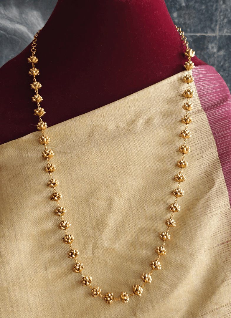 Thamarai poo chain - Harshianbu Jewellery