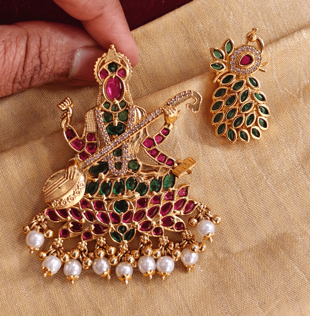 Saraswati combo - Harshianbu Jewellery