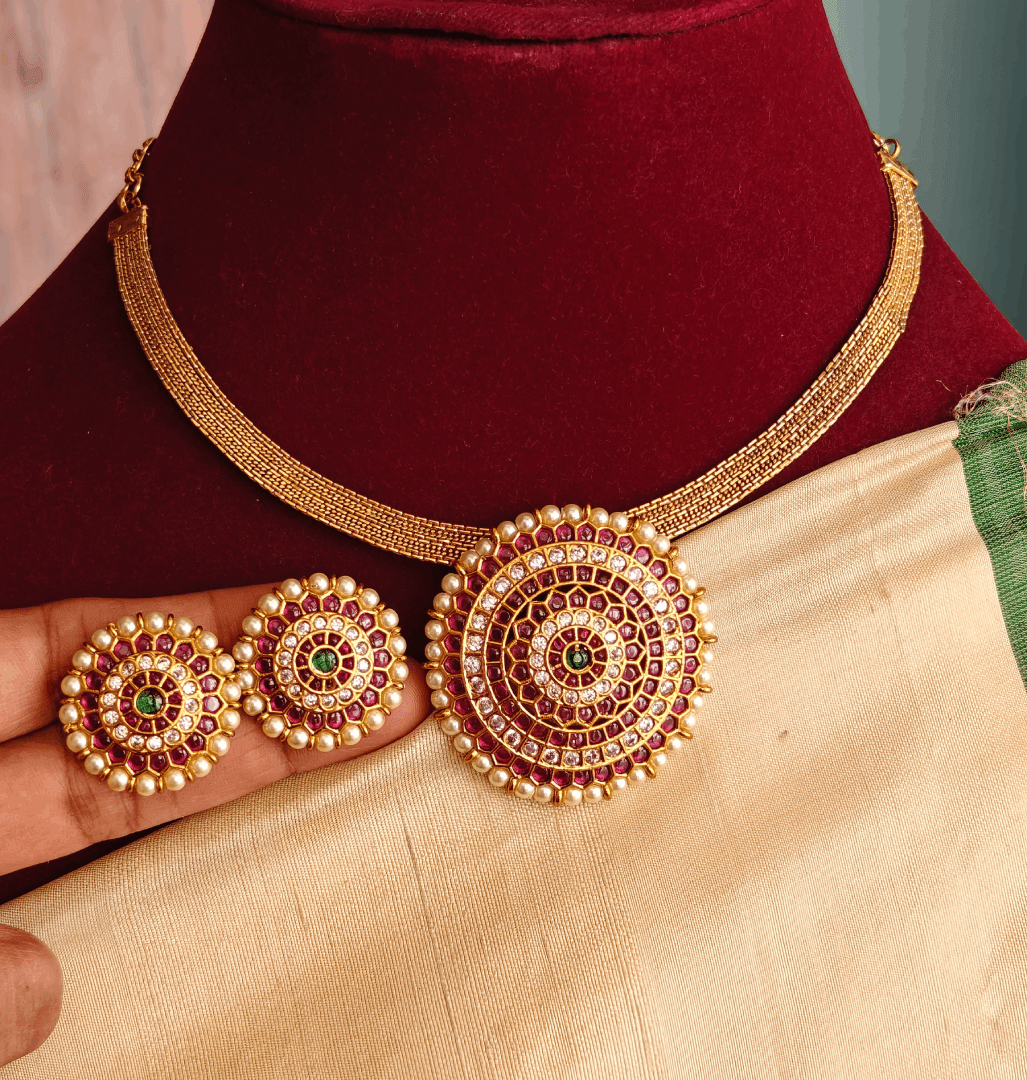 Natya attigai set - Harshianbu Jewellery