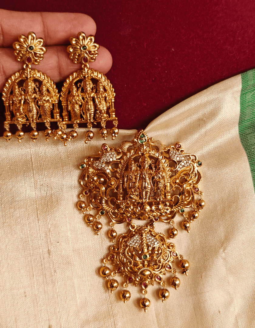Ram parivar pendant set - Harshianbu Jewellery