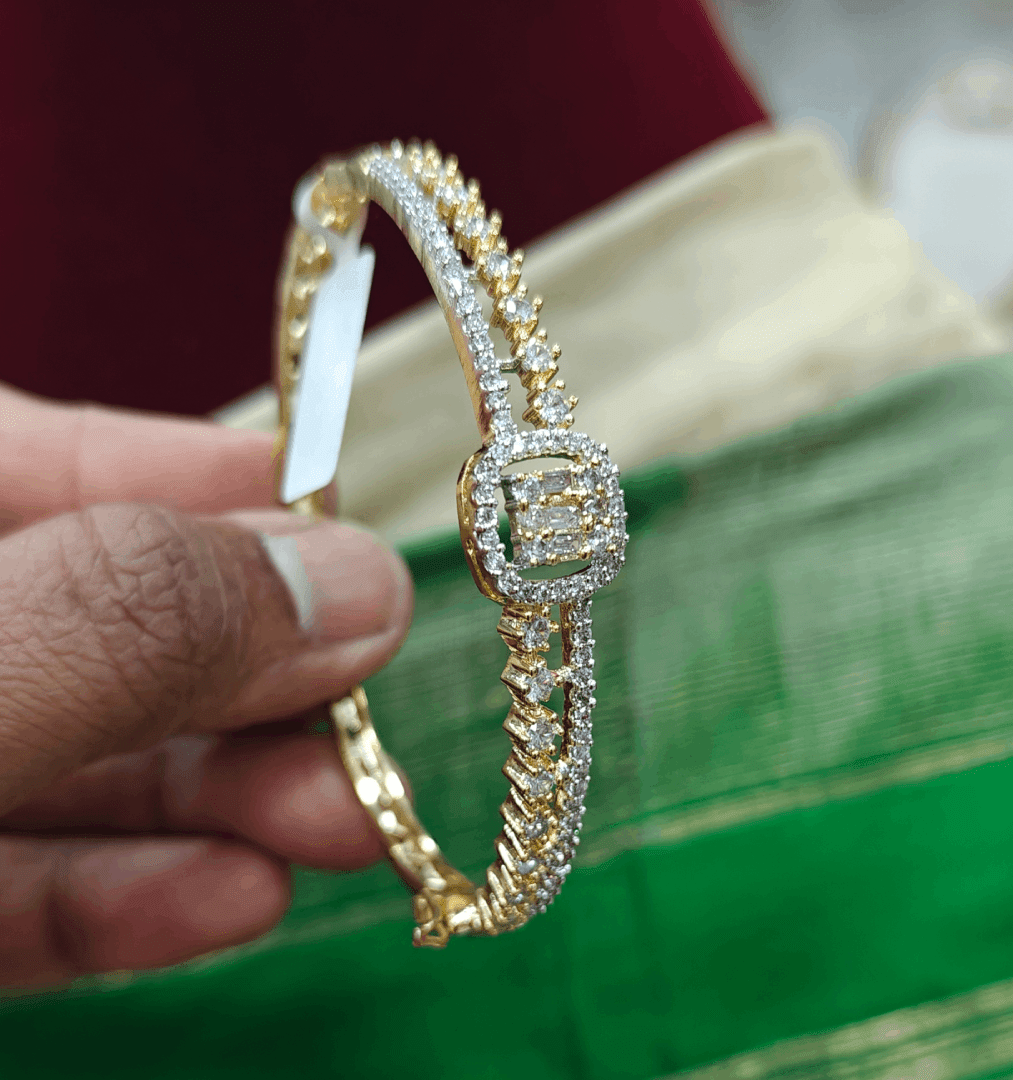 Solitaire AD white bracelet - Harshianbu Jewellery