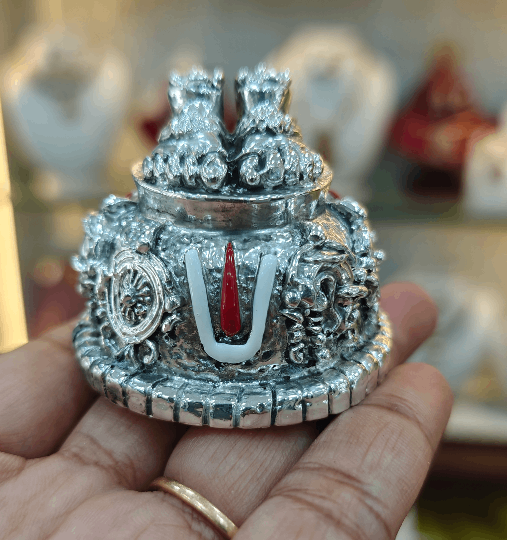 Narayana padham (Silver polish) - Harshianbu Jewellery