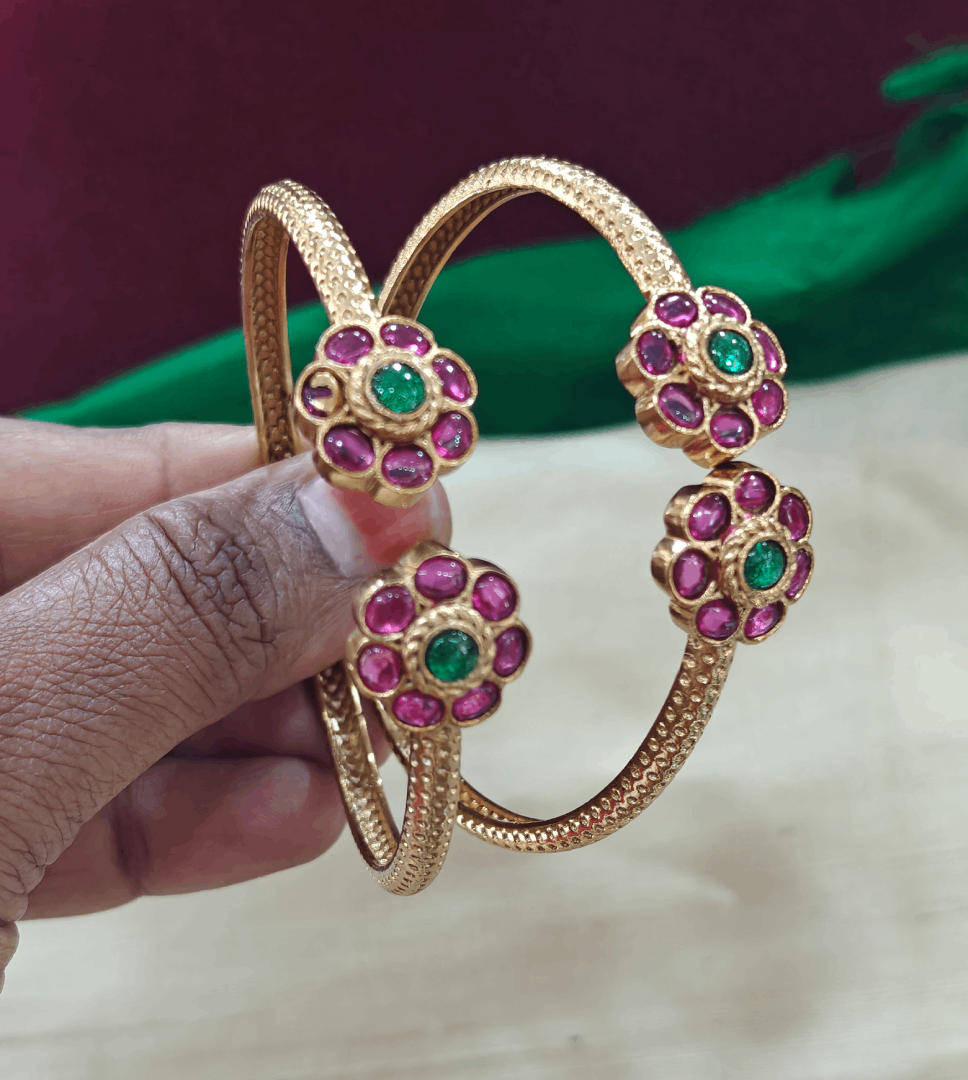 Flower bracelet/bangles - Harshianbu Jewellery